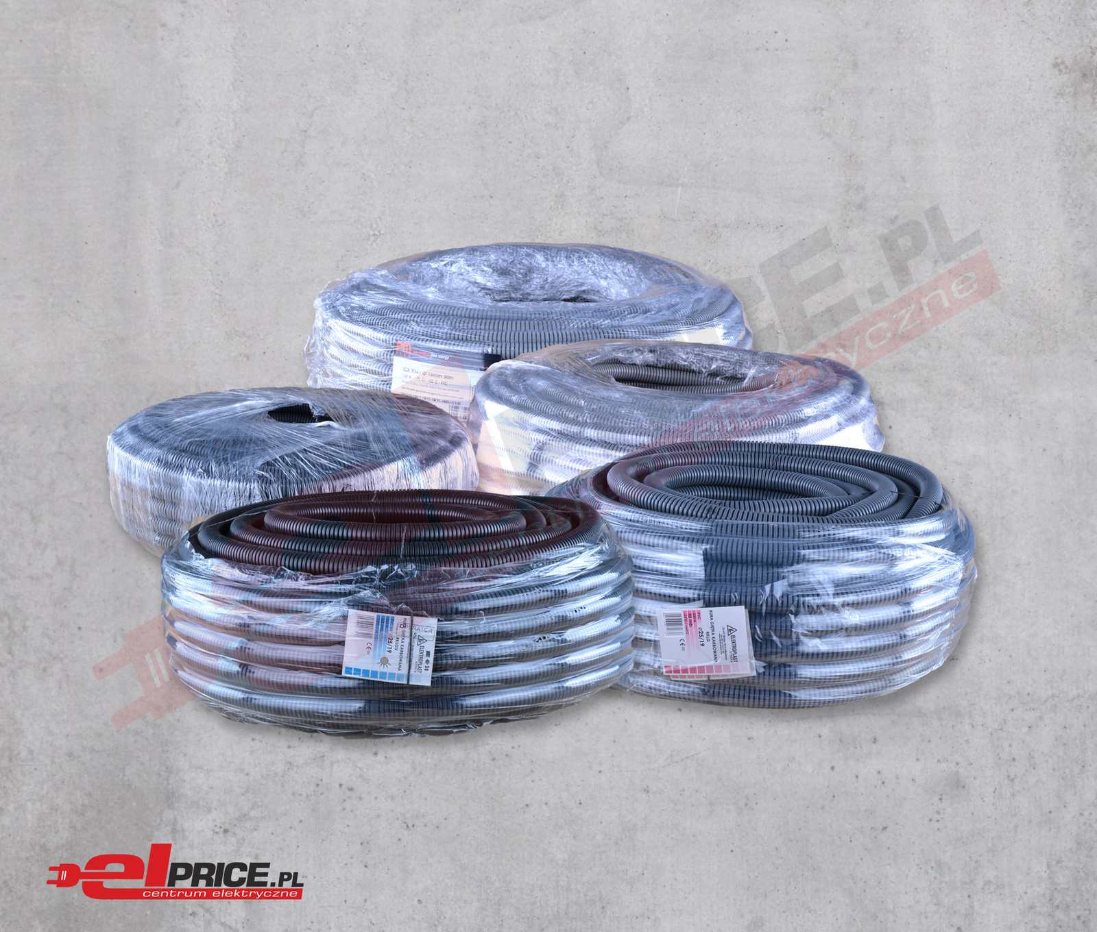 ELEKTROPLAST PESZEL RURA KARBOWANA PCV 40/33 25m 750N UV