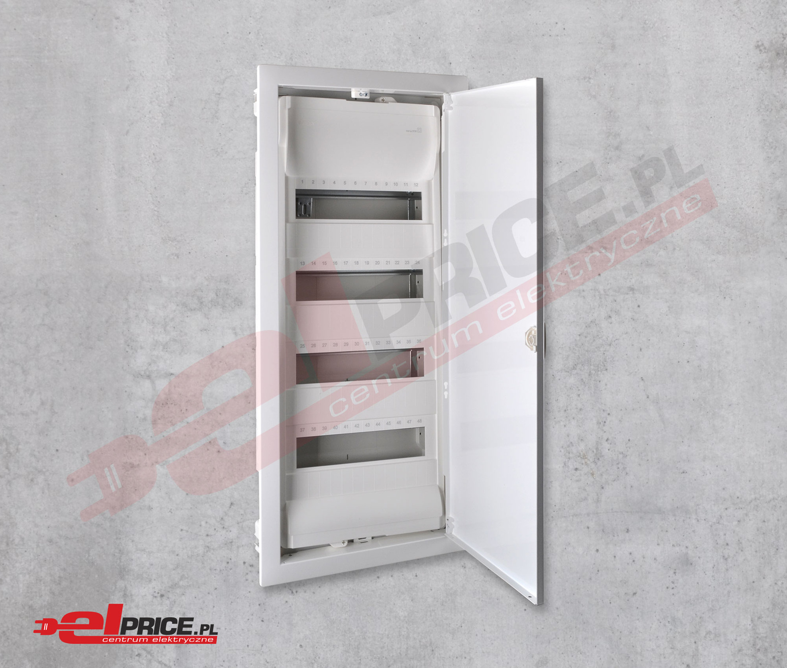 HAGER VU48NE ROZDZIELNICA ROZDZIELNIA VOLTA PODTYNKOWA IP30 48mod