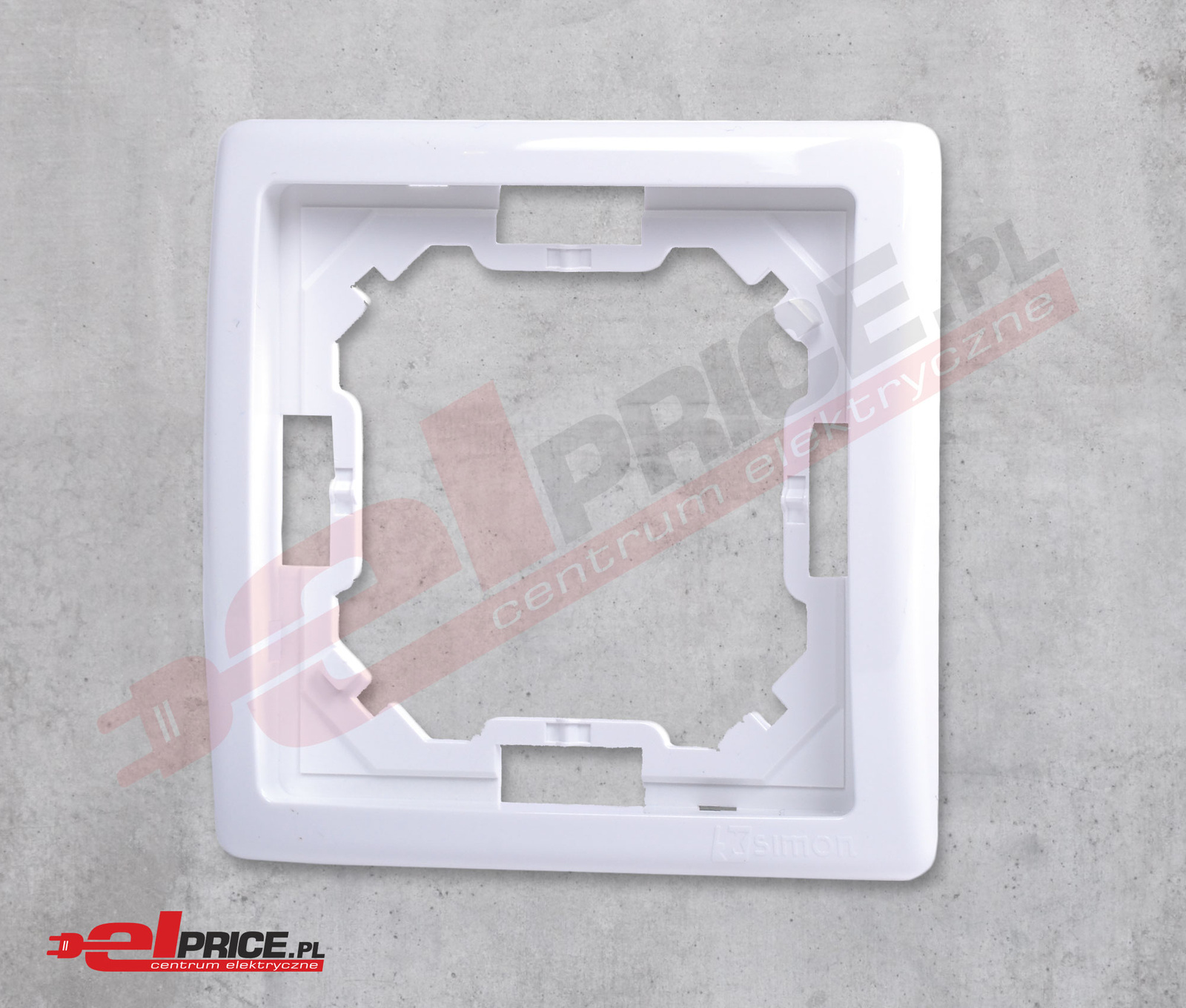 Kontakt simon basic bmr1/11 ramka pojedyncza biała