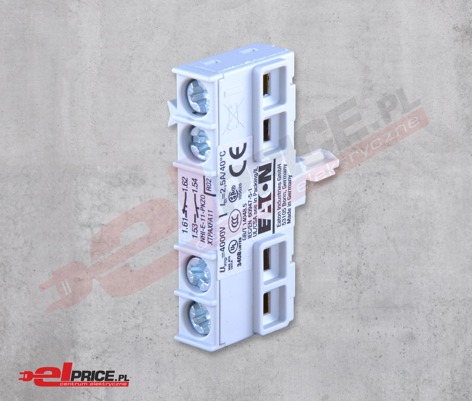 Eaton nhi-e-11-pkz0 styk pomocniczy 1z 1r montaż czołowy